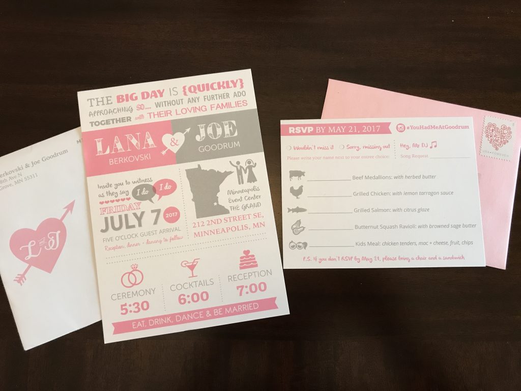 Infographic Wedding Invitation Design - DreamBig Creative Services For ...
